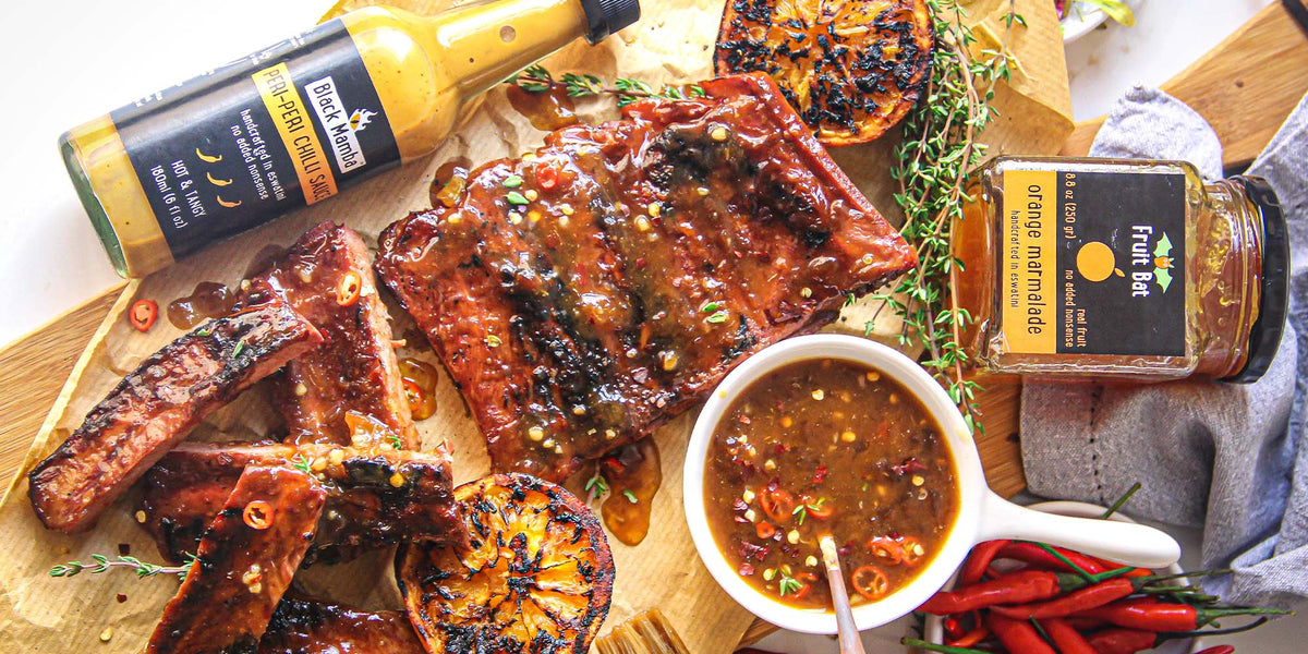 Orange Marmalade & Peri-Peri Braai Ribs – Black Mamba Chilli